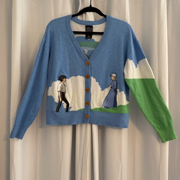 Her Universe | Sweaters | Howls Moving Castle Studio Ghibli Cardigan ...